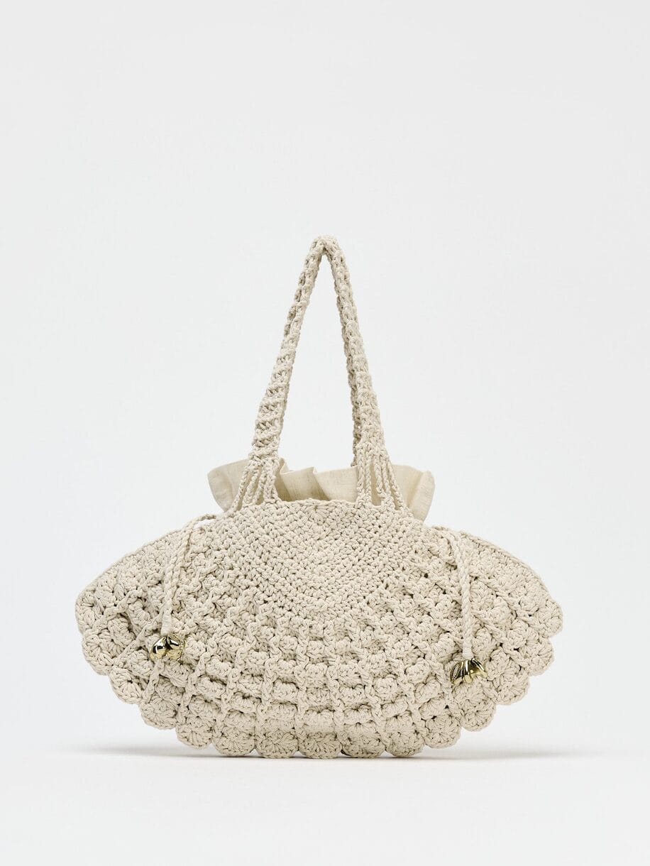 CROCHET SHELL BAG ~ Douceur